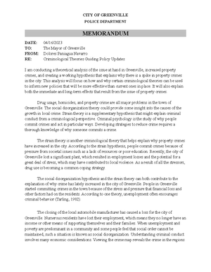 CJ 306 2-2 Assignment Template - CJ 306 Module Two Assignment Template ...