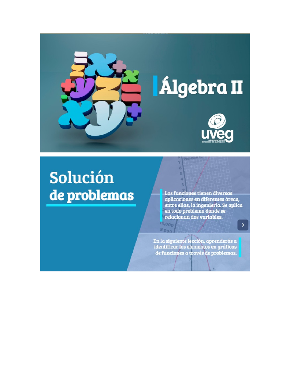 L6 Solucion DE Problemas - Algebra II - Studocu