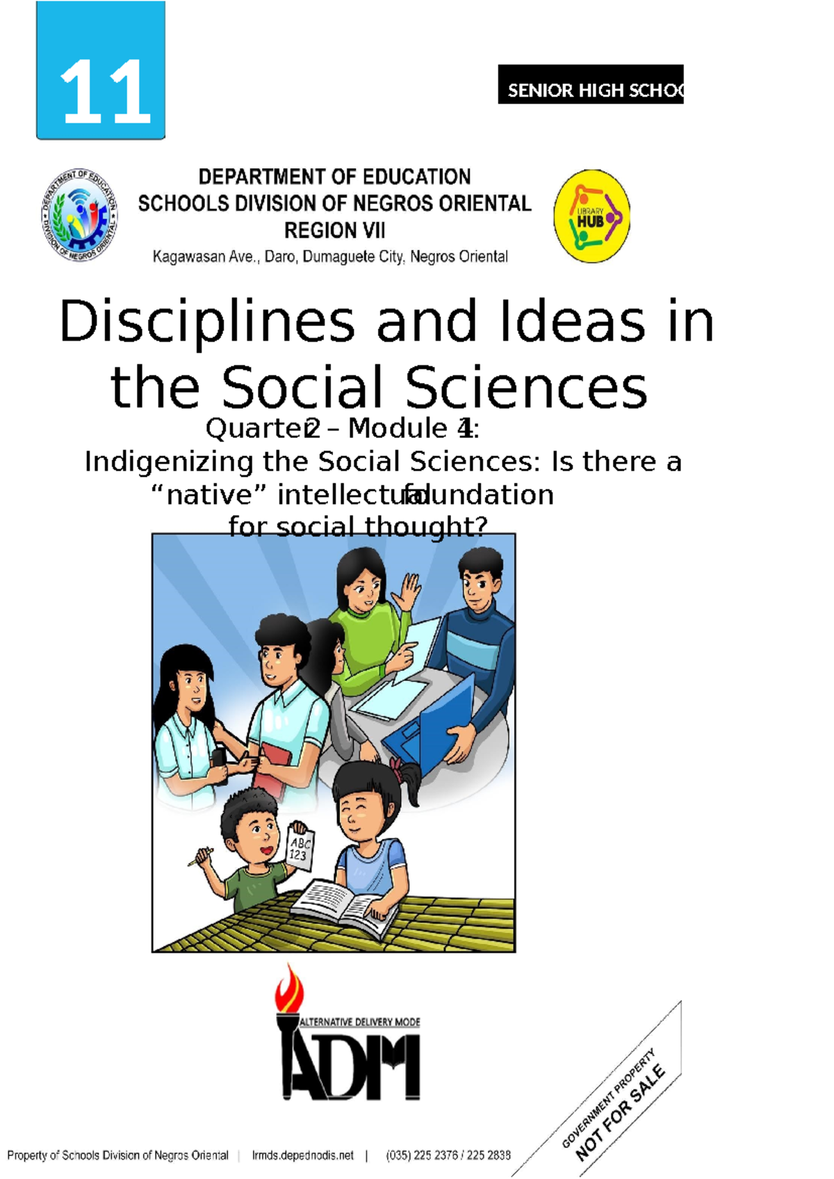DISS-Module Week-14 Final ADM - 11 Disciplines and Ideas in the Social Sciences Quarter 2 ...