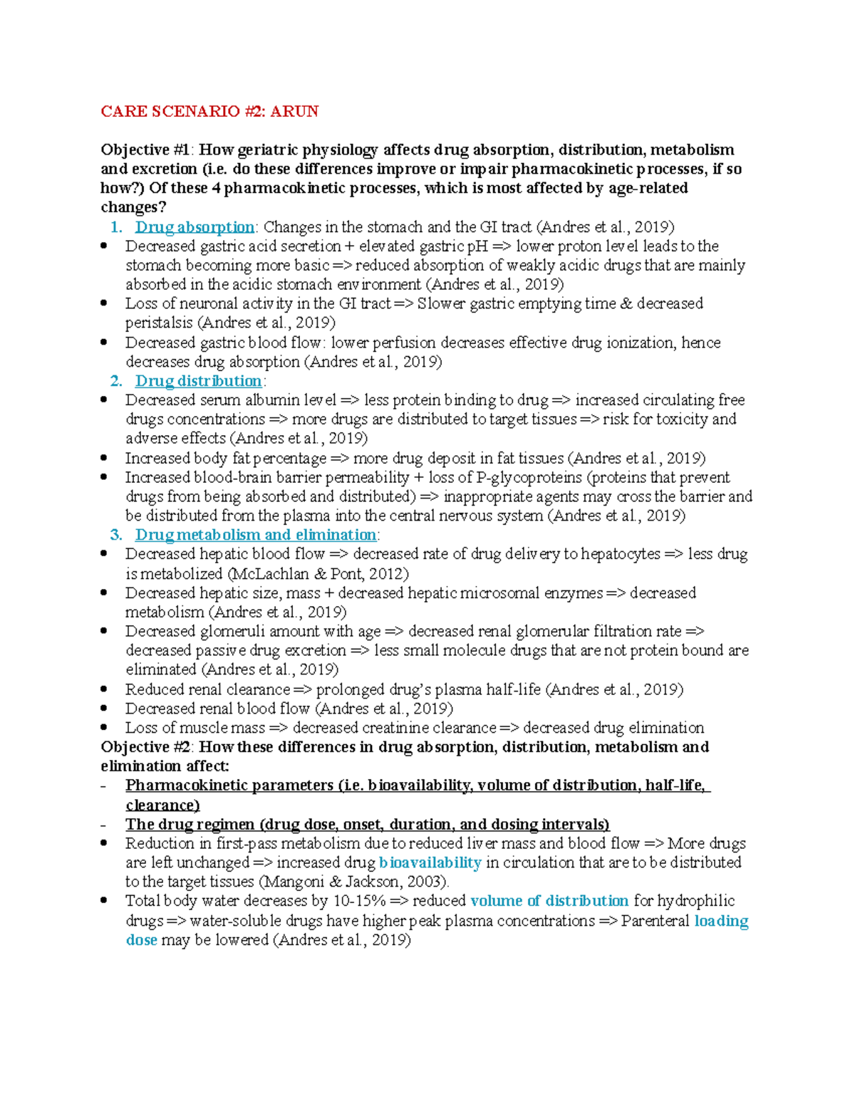 Care Scenario #2: Nathan (2-Page Summary) - CARE SCENARIO #2: ARUN ...