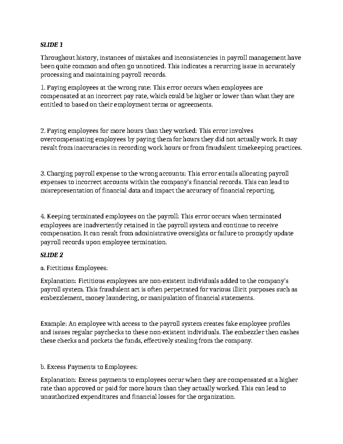 115 reporting - SLIDE 1 Throughout history, instances of mistakes and ...