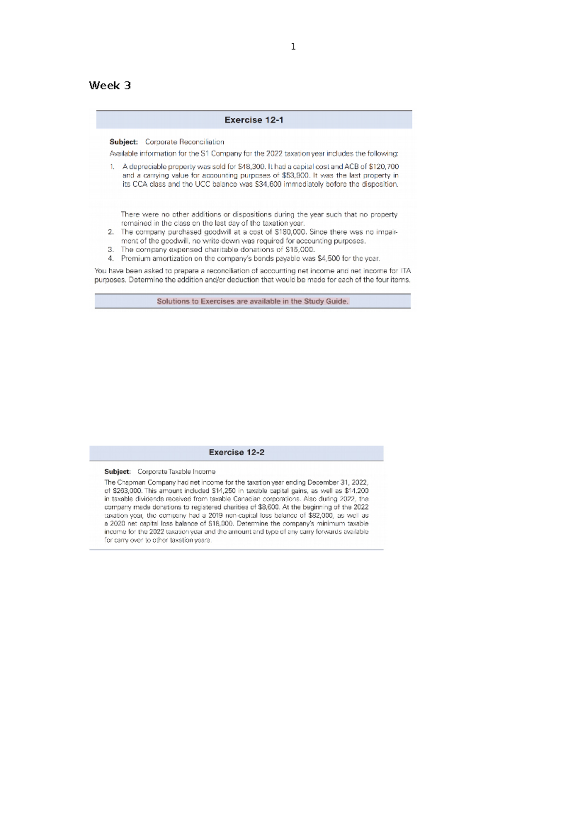 Week 3+4 exercises - MOS 4462 - Week Week - Studocu