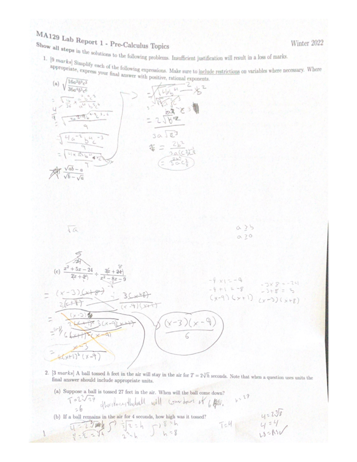 Report 1 - To help you practice for your math lab- this was one of my ...