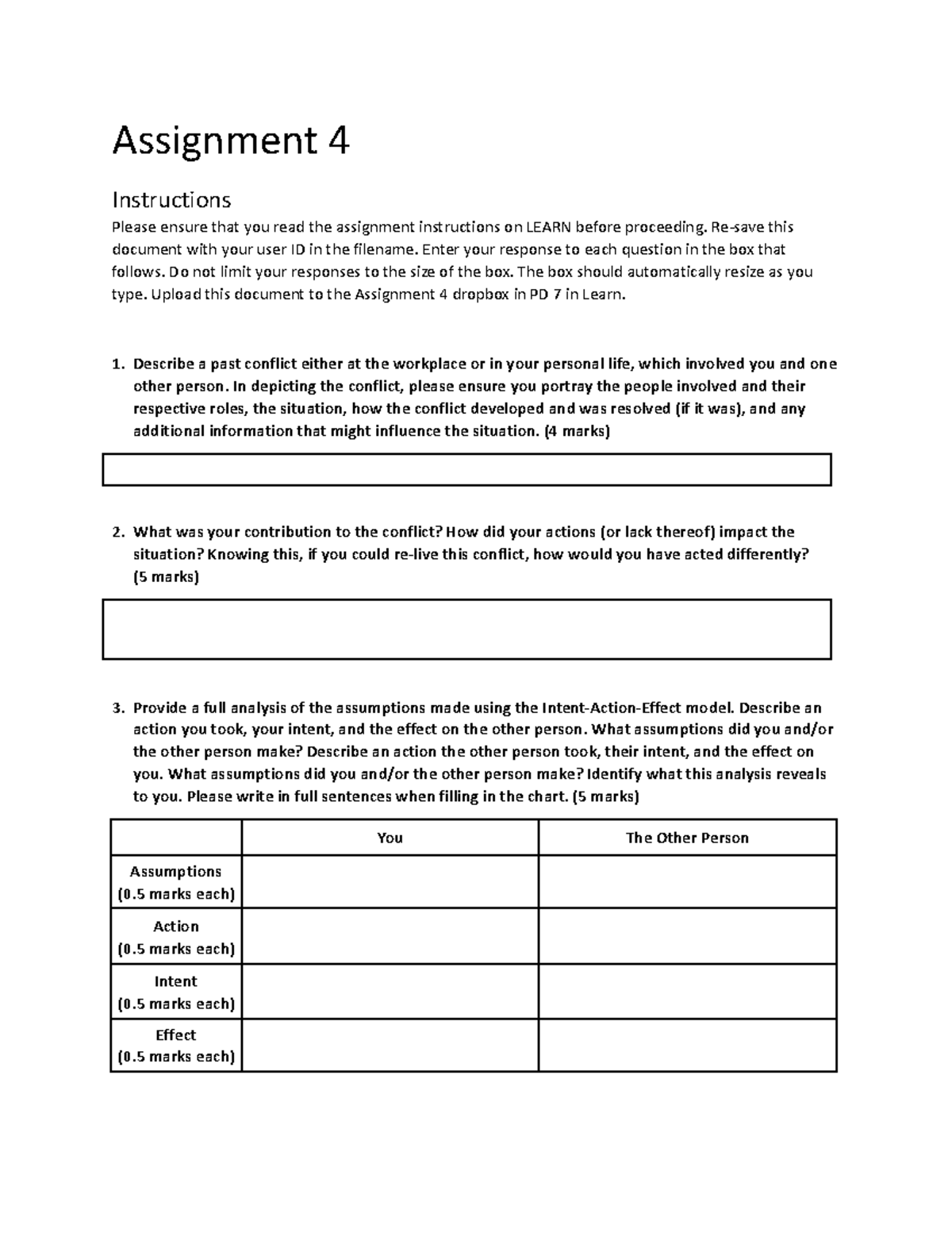 Pd7-a4 - professional development - Assignment 4 Instructions Please ...
