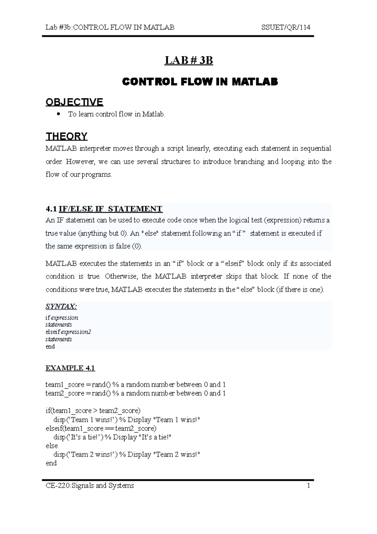 LAB 3b loops - A signal is a description of how one parameter varies ...