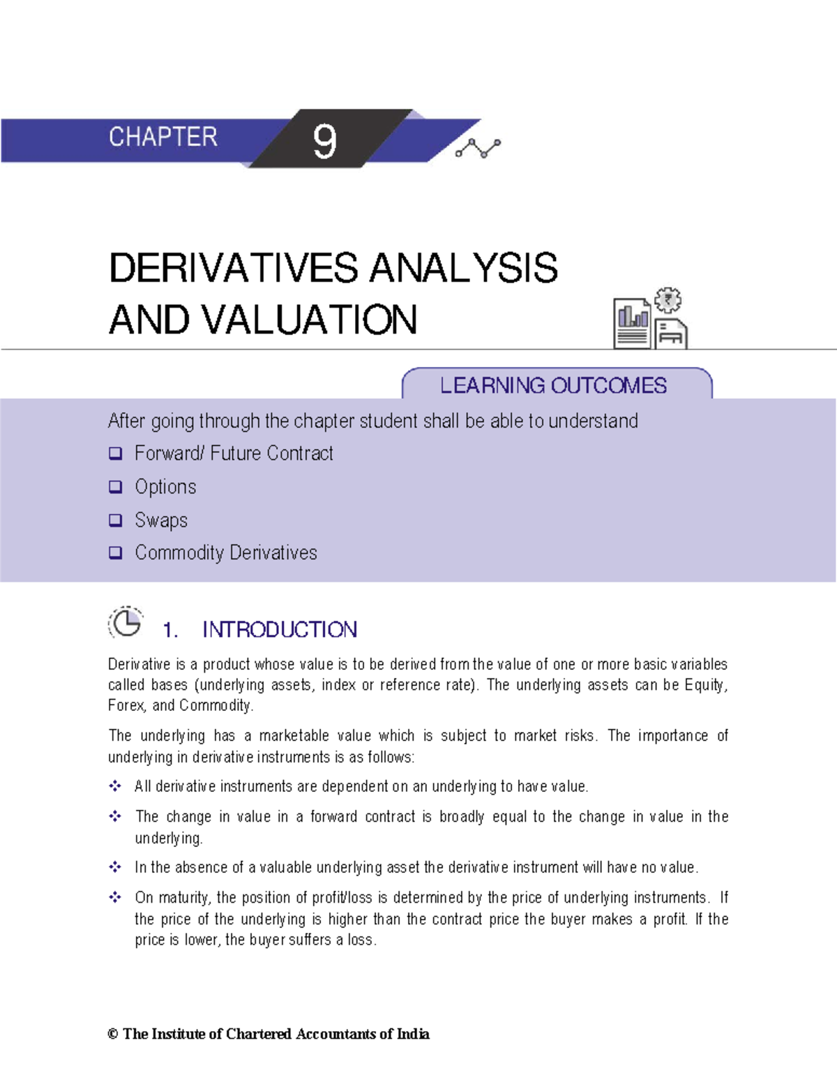 Derivatives and valuations - 9 DERIVATIVES ANALYSIS AND VALUATION ...
