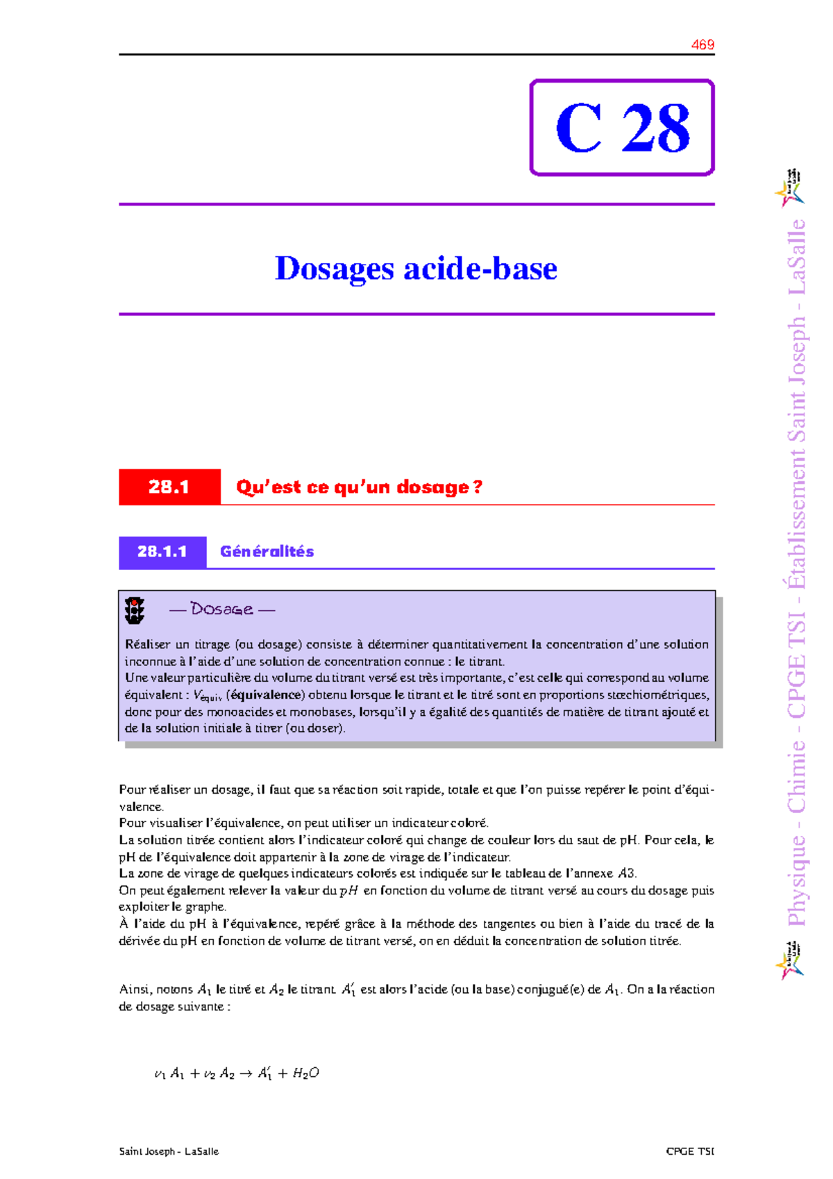 Dosages-acide-base - Chimie - Physique - Chimie - CPGE TSI ...