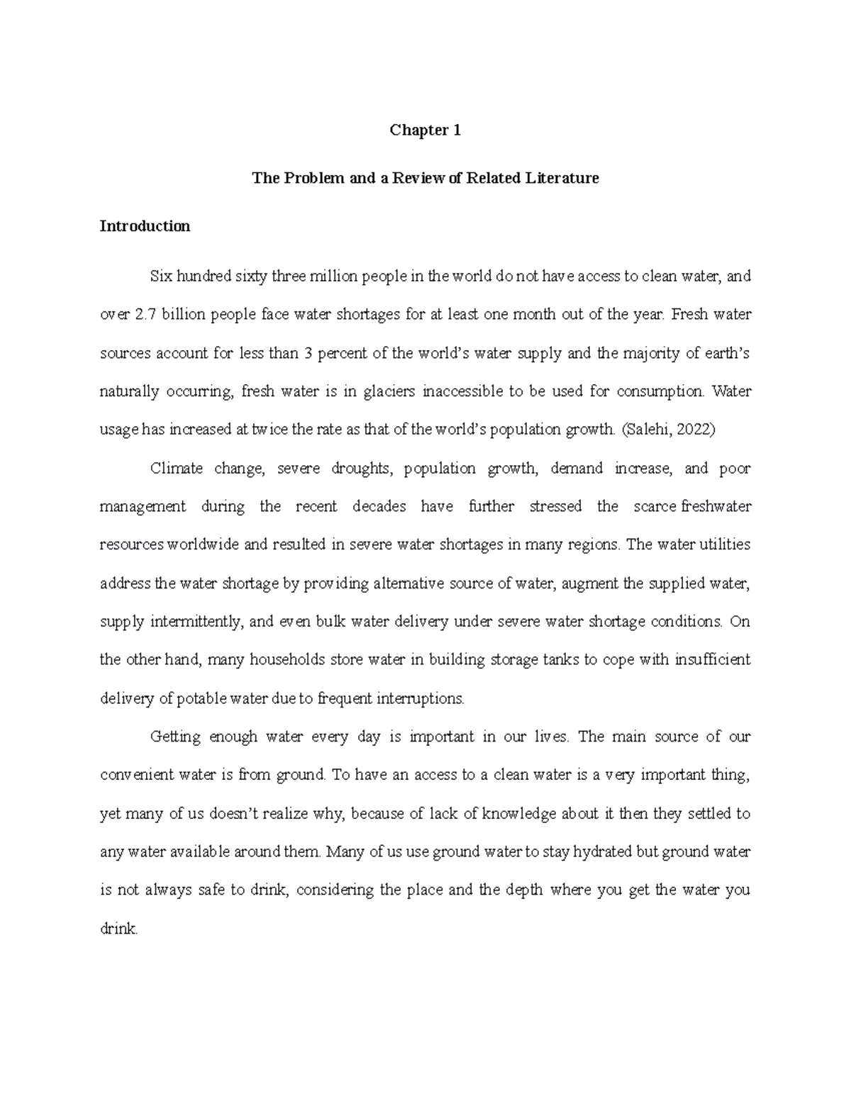 Intro latest - Chapter 1 The Problem and a Review of Related Literature ...