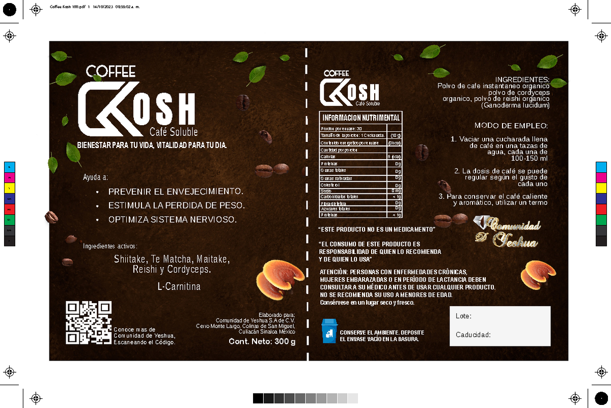 Coffee Kosh 100 - dfasasdasd - PREVENIR EL ENVEJECIMIENTO. ESTIMULA LA ...