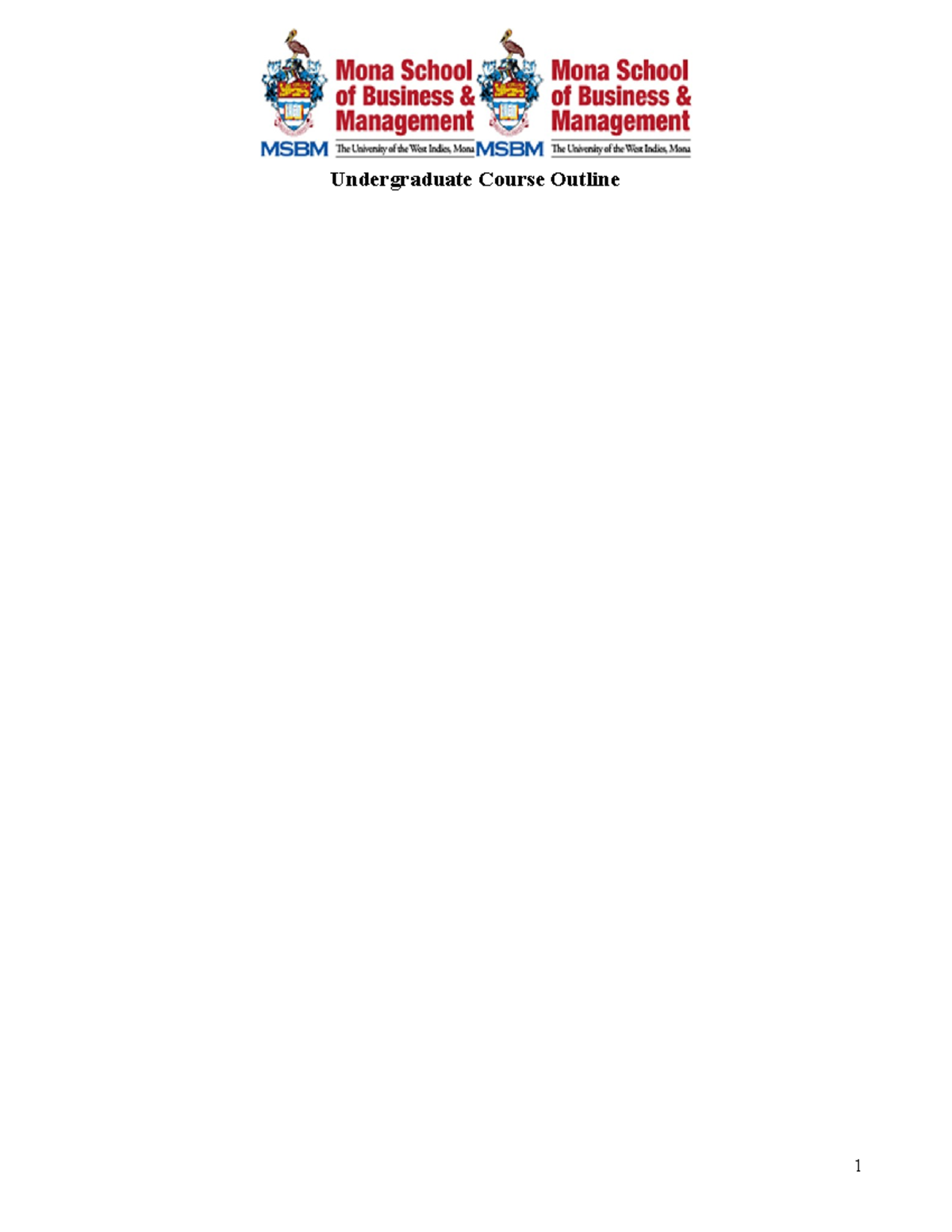 MGMT2008 Course Outline Sem 2, 2023-2024 - Undergraduate Course Outline ...