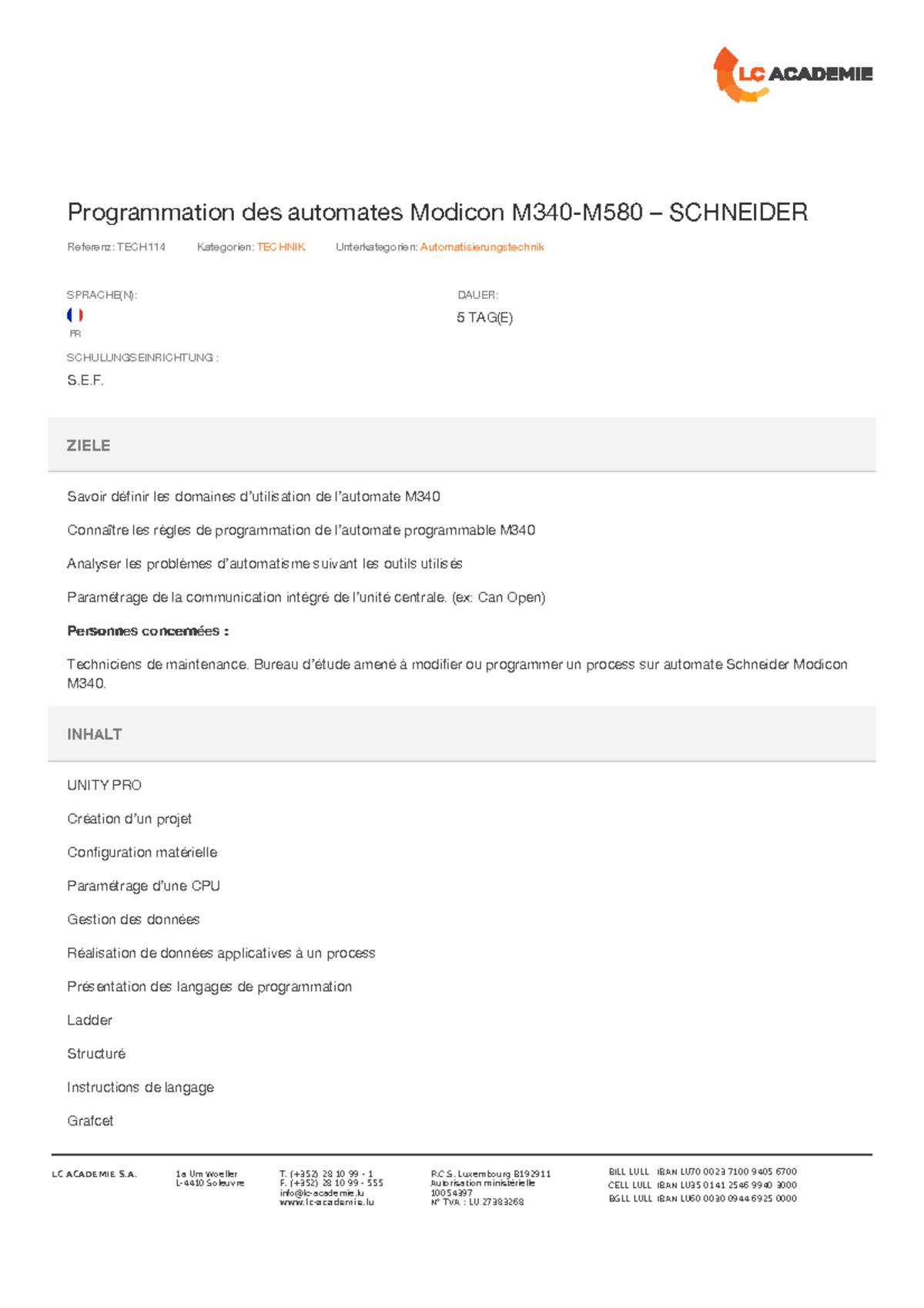 Tech114 programmation des automates modicon m340 m580 schneider ...