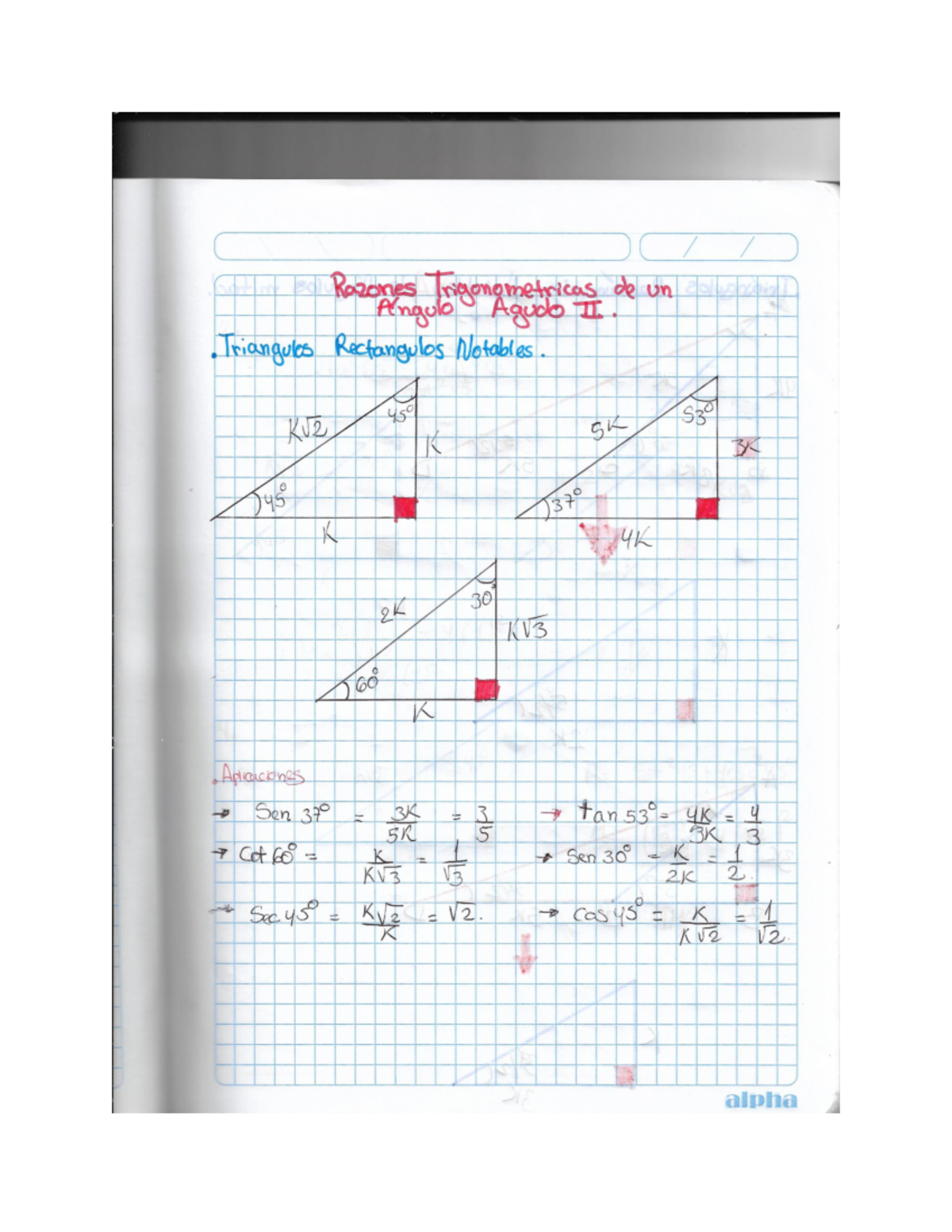Trigo -tarea - Matemática III - Studocu