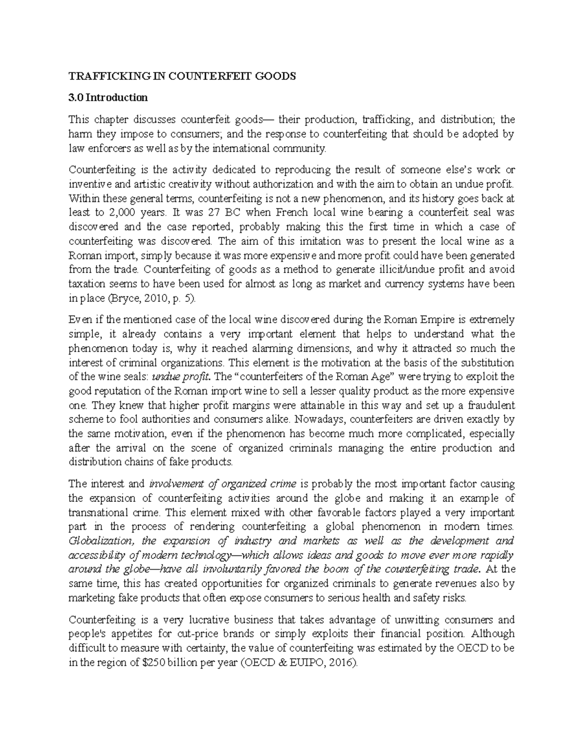 Trafficking in Counterfeit Goods - TRAFFICKING IN COUNTERFEIT GOODS 3 ...