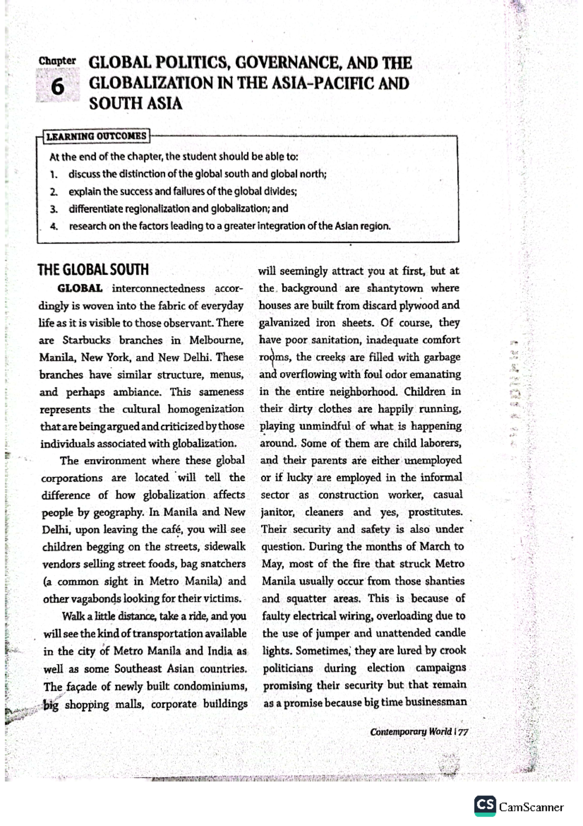 The Contemporary World Chapter 6 - Accountancy - Studocu