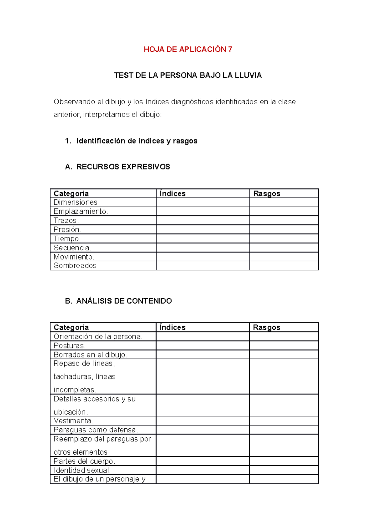 Hoja de aplicación 7 - APUNTES DEL CURSO DE TECNICAS PROYECTIVAS - HOJA ... Hoja de aplicación 7 - APUNTES DEL CURSO DE TECNICAS PROYECTIVAS - HOJA ...