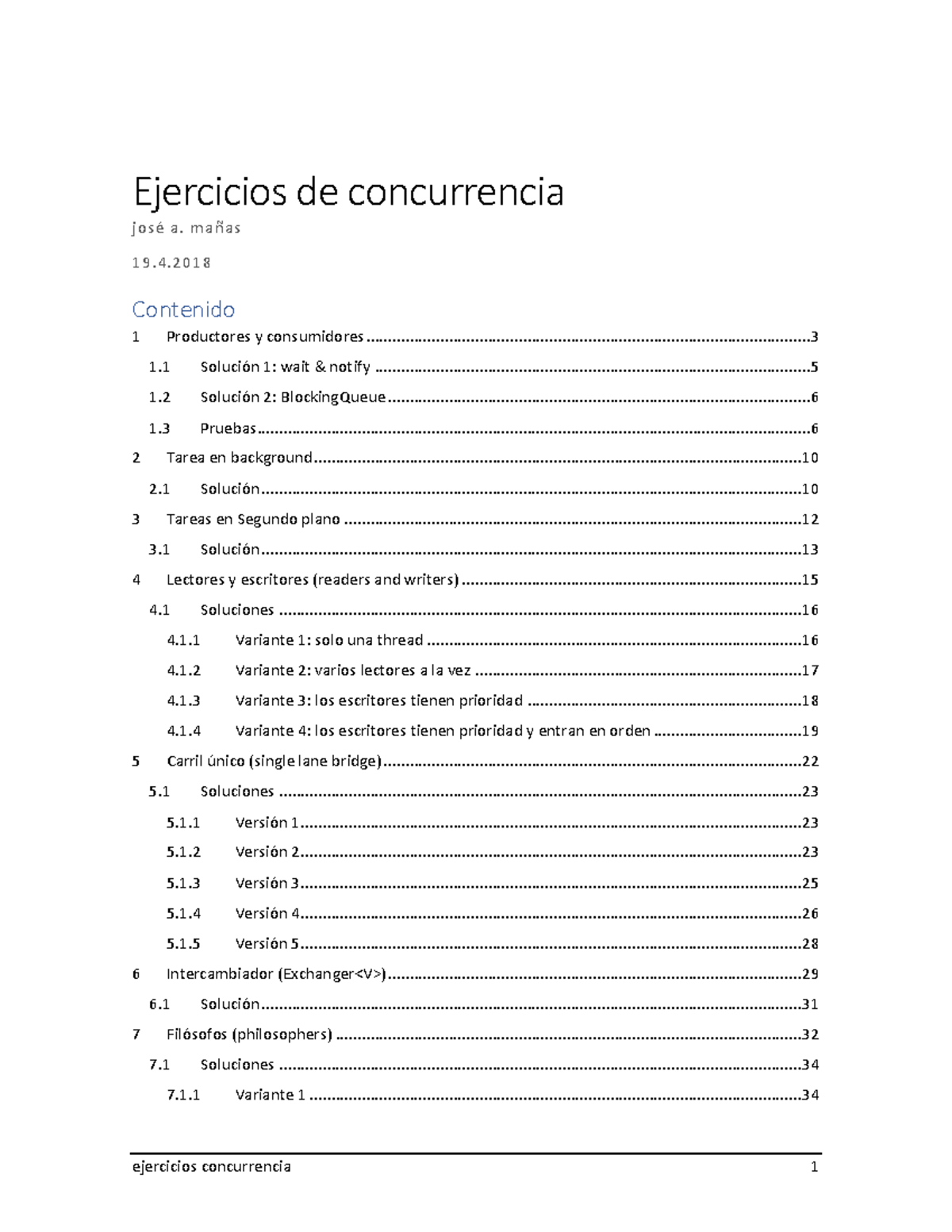 Ejercicios De Concurrencia En Java (Con Sols) - profesional - Instituto ...