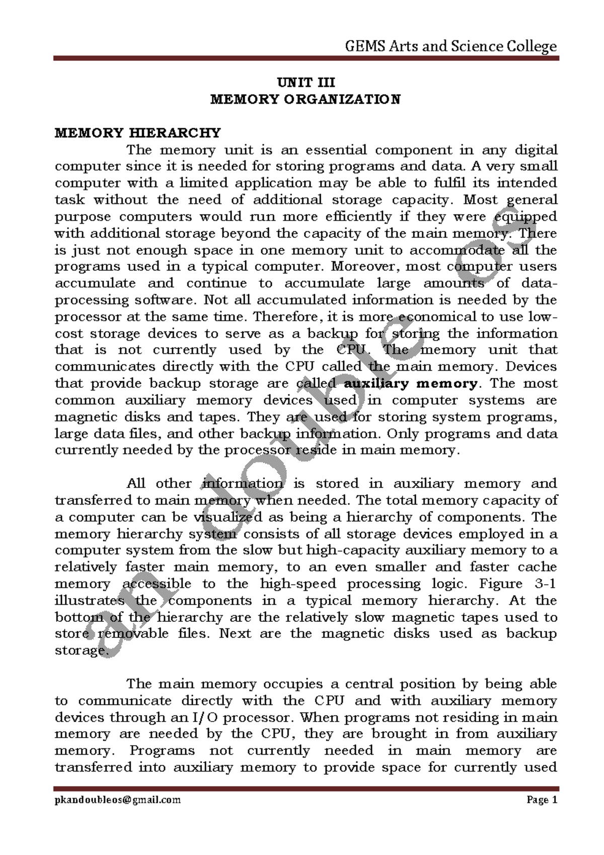 COA Module III FULL COURSE PDF - - Studocu