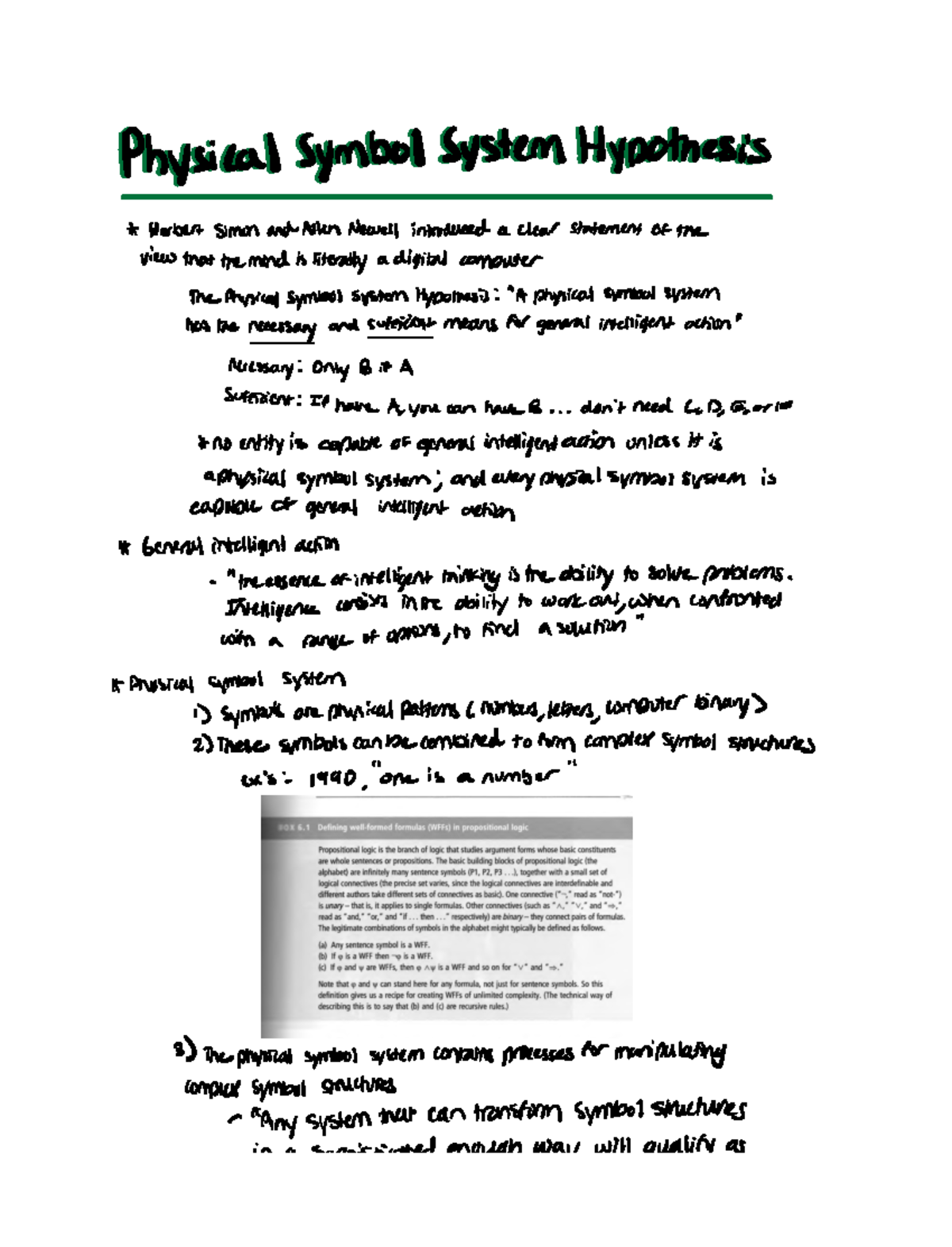 Physical Symbol System Hypothesis - Physical ...