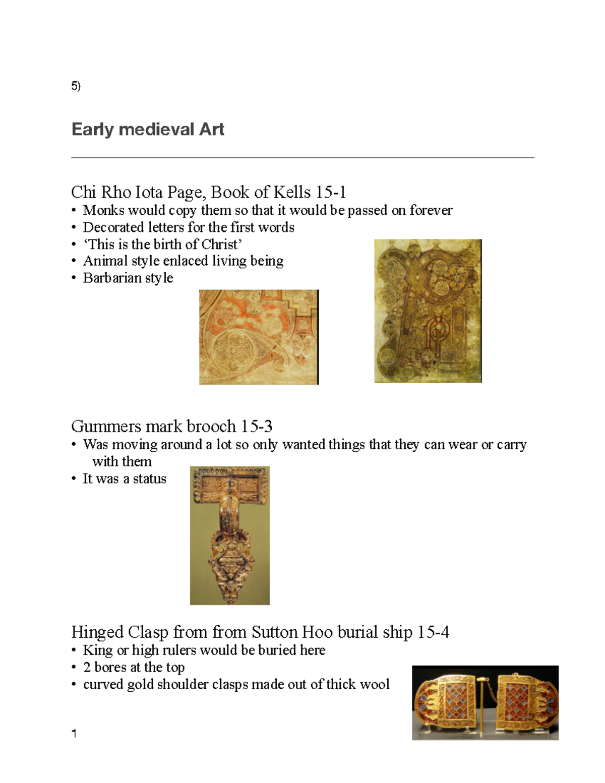 Early medieval Art - Early medieval Art Chi Rho Iota Page, Book of ...