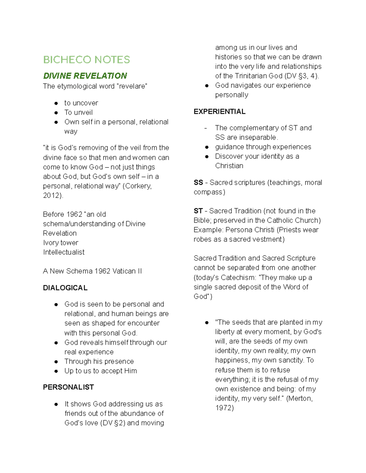 Bicheco - This is a compilation for all of the topics discussed in the ...