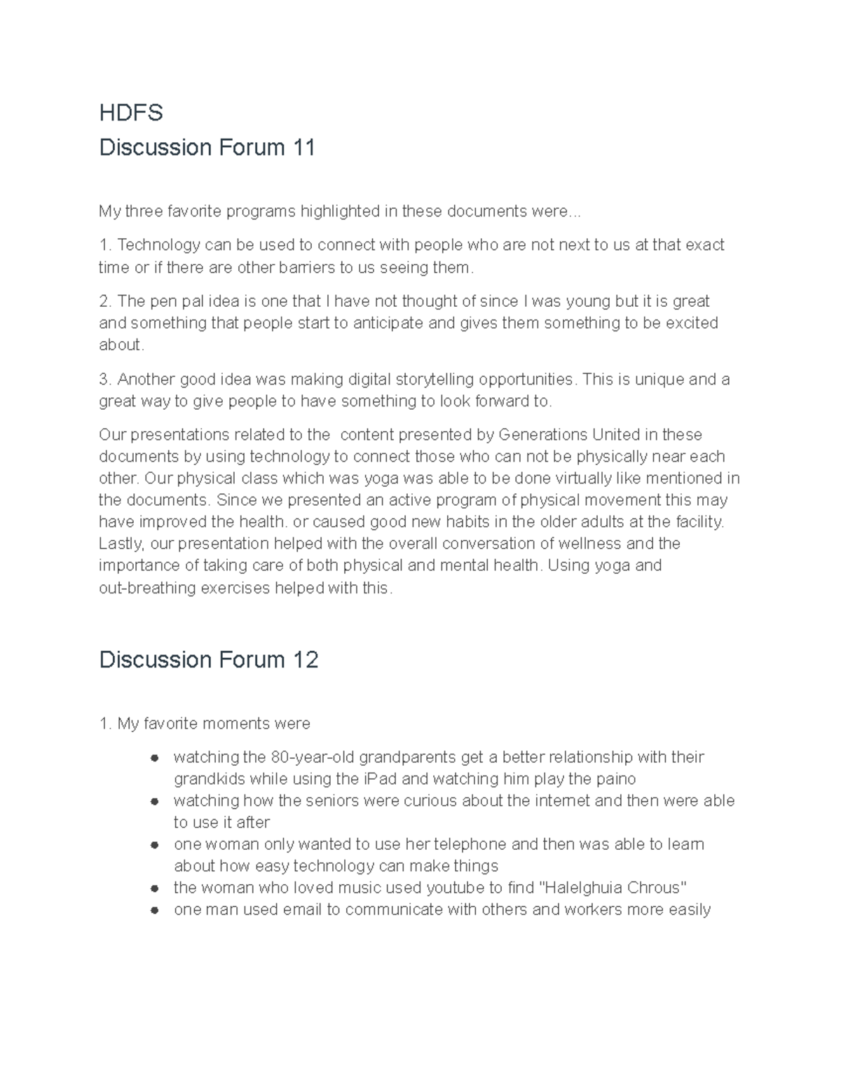 Discussion Forums 11 12 - Google Docs - HDFS Discussion Forum 11 My ...