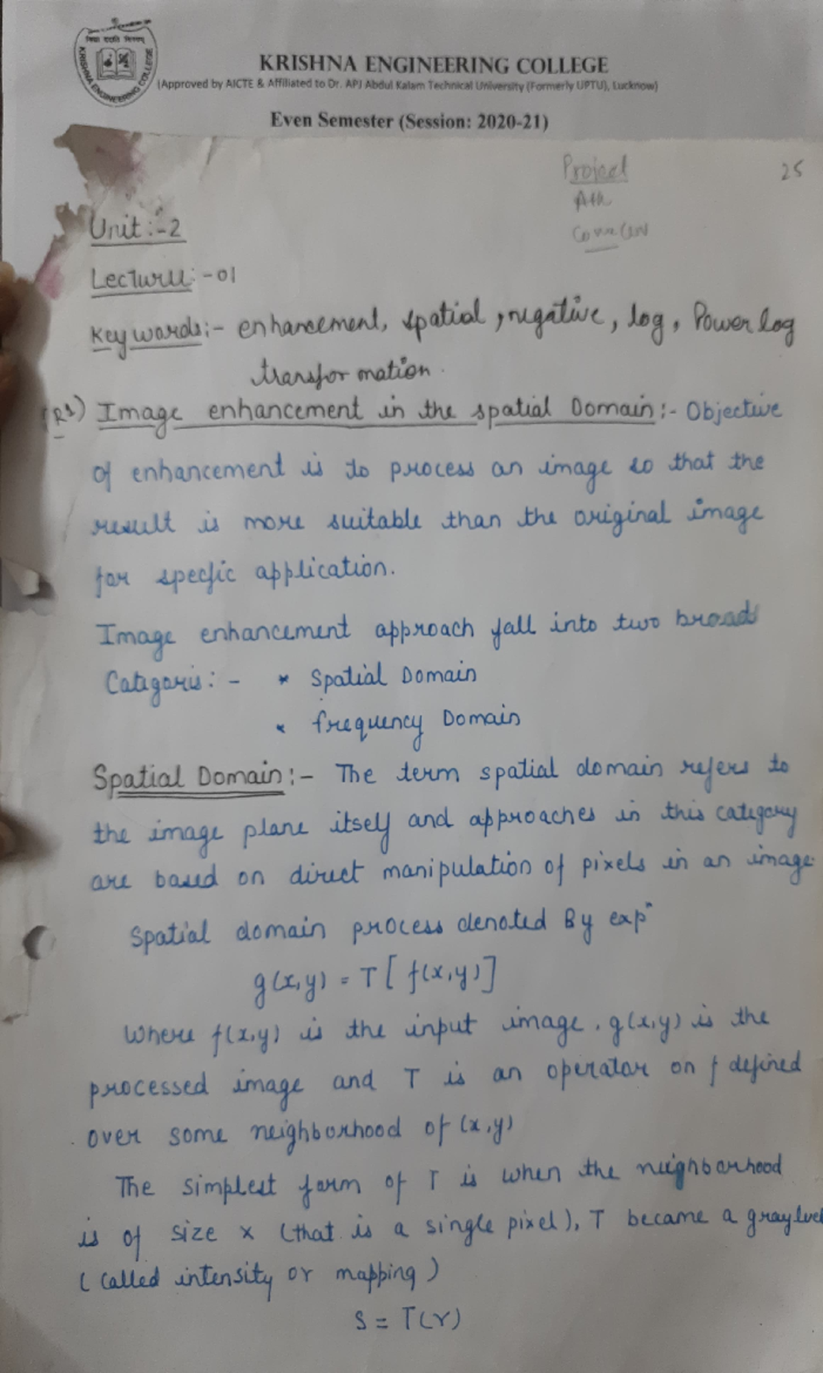 IP Unit 2 - IP unit 2 notes - BTech CSE - Studocu