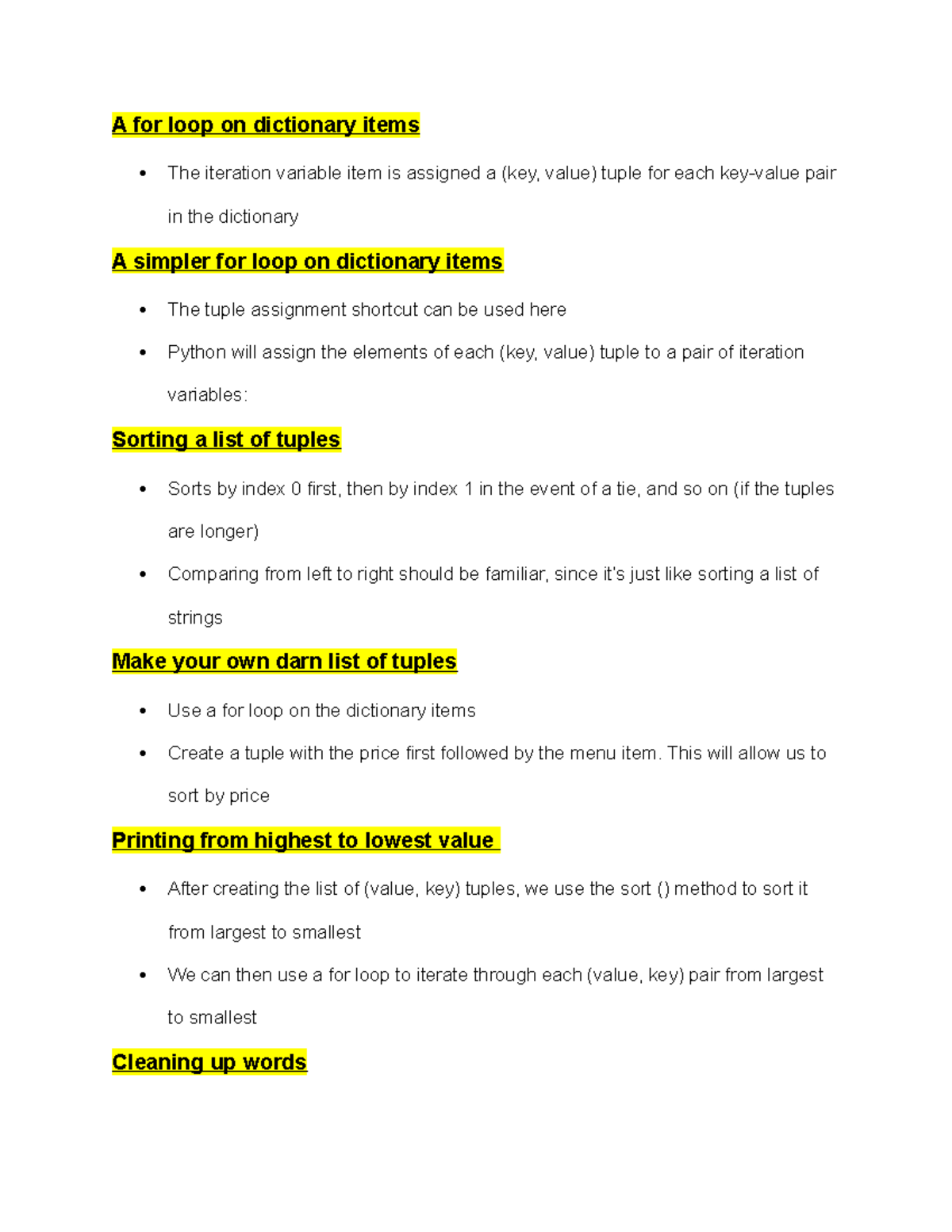ECS 32A DAY50 - Introduction to classes - A for loop on dictionary ...