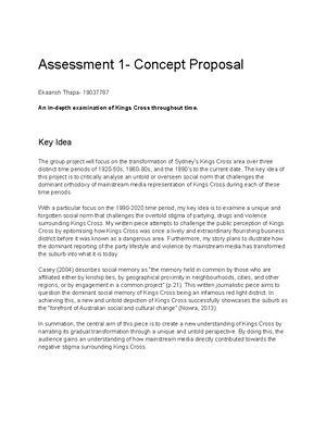 Concept Proposal - Assessment 1- Nguyen Huynh Phuong Nhi - CONTEXT An ...
