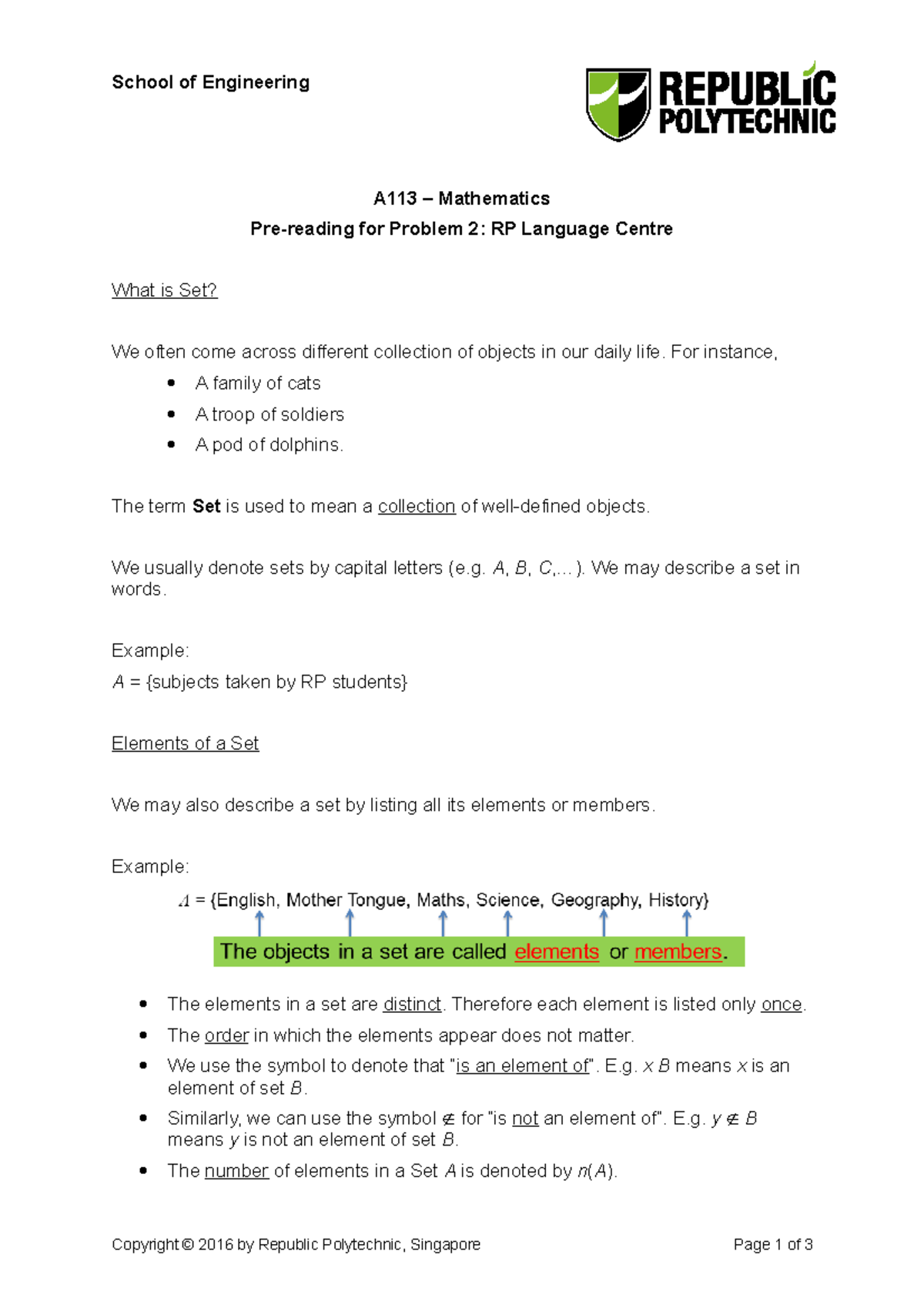 A113 P02 Pre-Reading - pre-readings, good to read before class to get ...