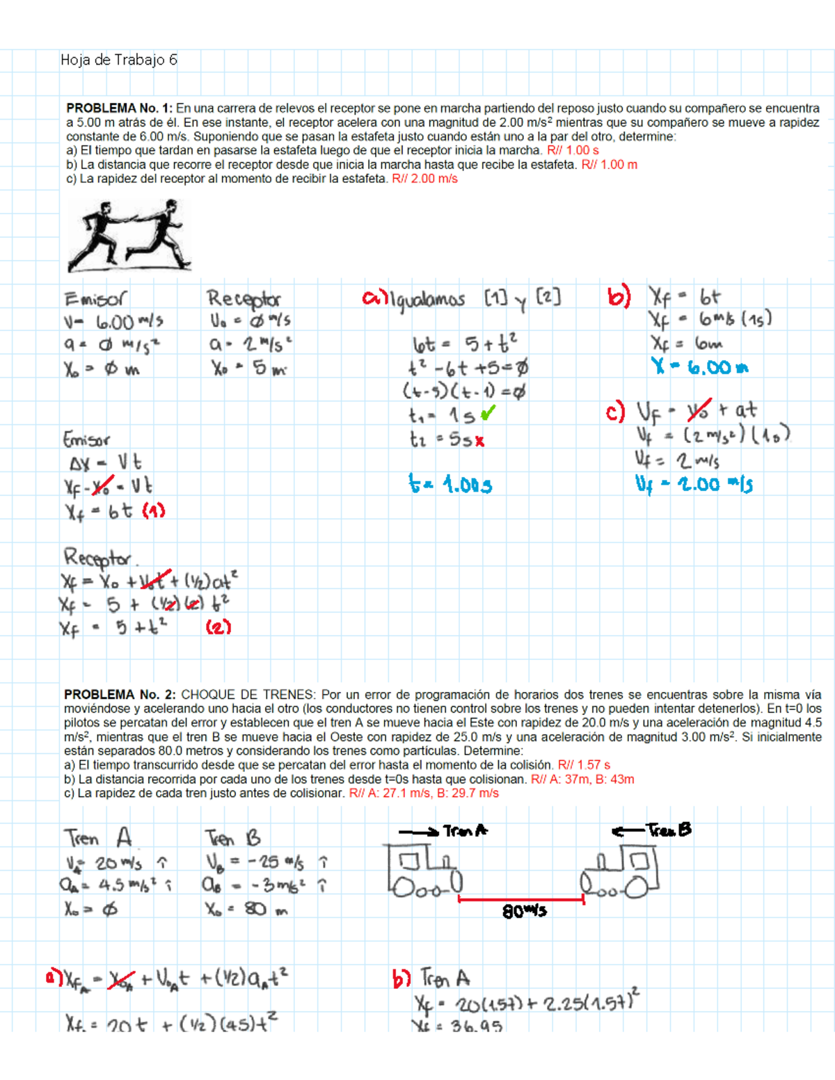 HT6 - hoja de trabajo #6 - Física Básica - - Studocu