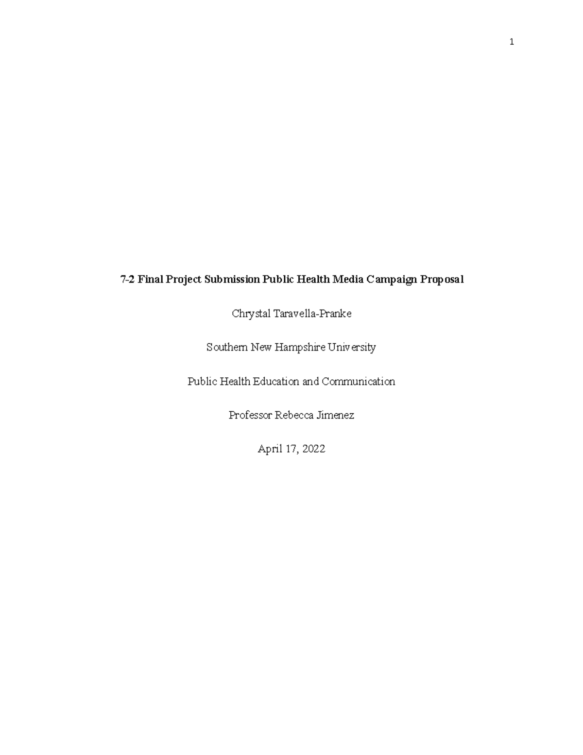 7-2 Final Project Submission Public Health Media Campaign Proposal ...