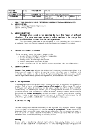 HE 11A Module 5 - Home Economics - DEGREE PROGRAM BTLE COURSE NO. HE ...