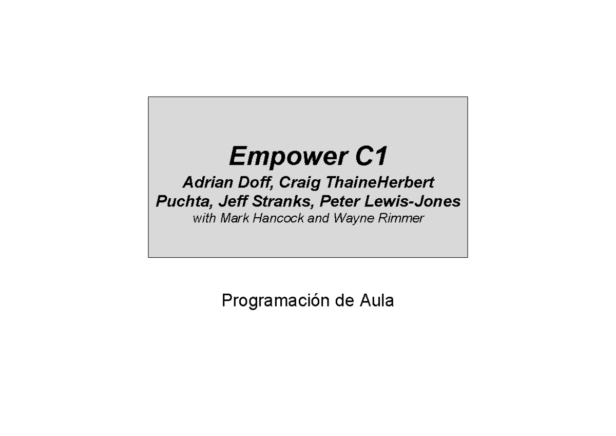 Empower+C1 PAula Lomce 2016 - Programación de Aula Empower C Adrian ...