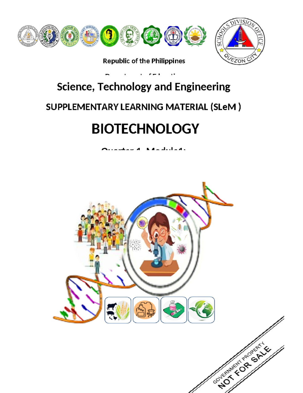 Final-Biotechnology Q1 Mod1 Lab Apparatus final-1-Copy - Science ...
