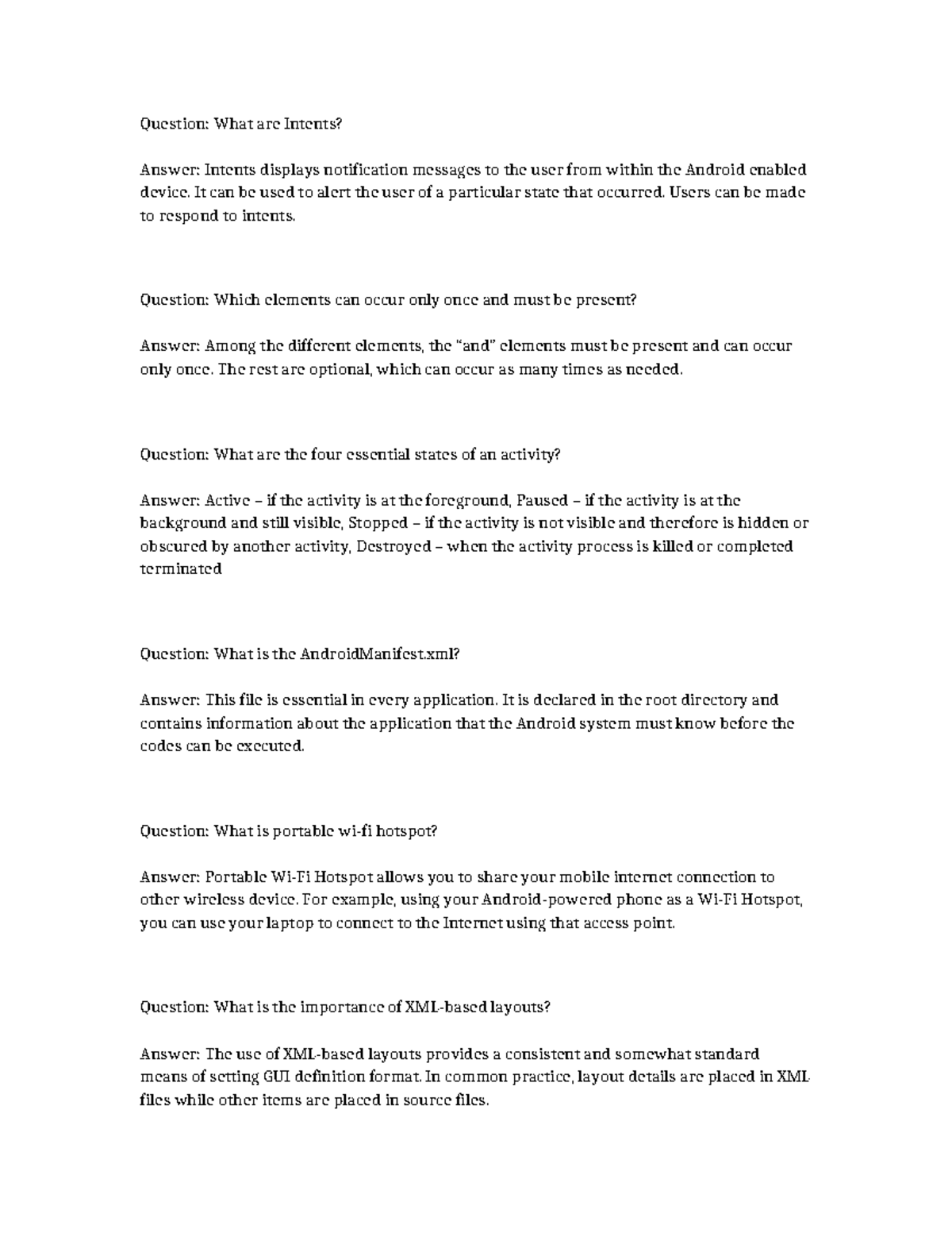 Well-credited rmm nonvillager - Question: What are Intents? Answer ...