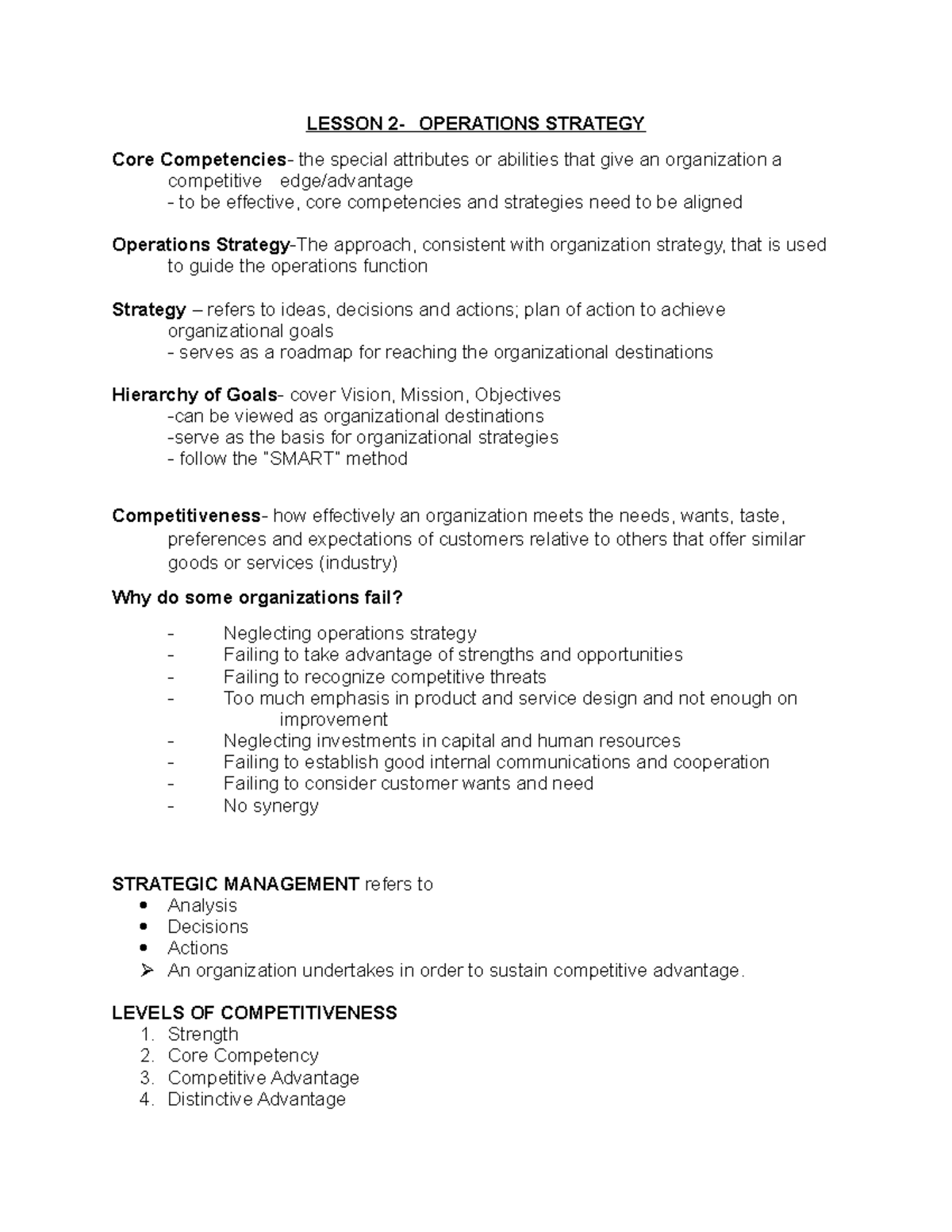 Lesson-2.-OM.TQM.Operations-Strategy.Summary - LESSON 2- OPERATIONS ...