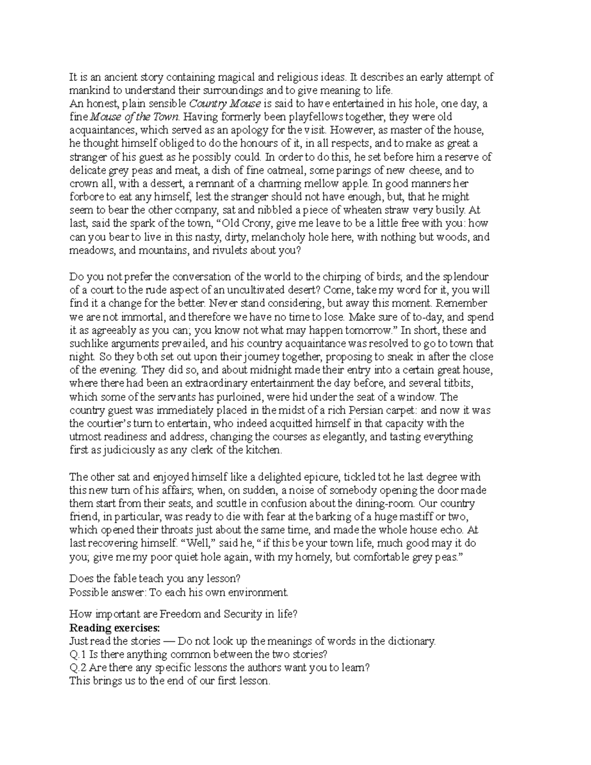 B Com English Lesson 3 It Is An Ancient Story Containing Magical And b-com-english-lesson-3-it-is-an-ancient-story-containing-magical-and