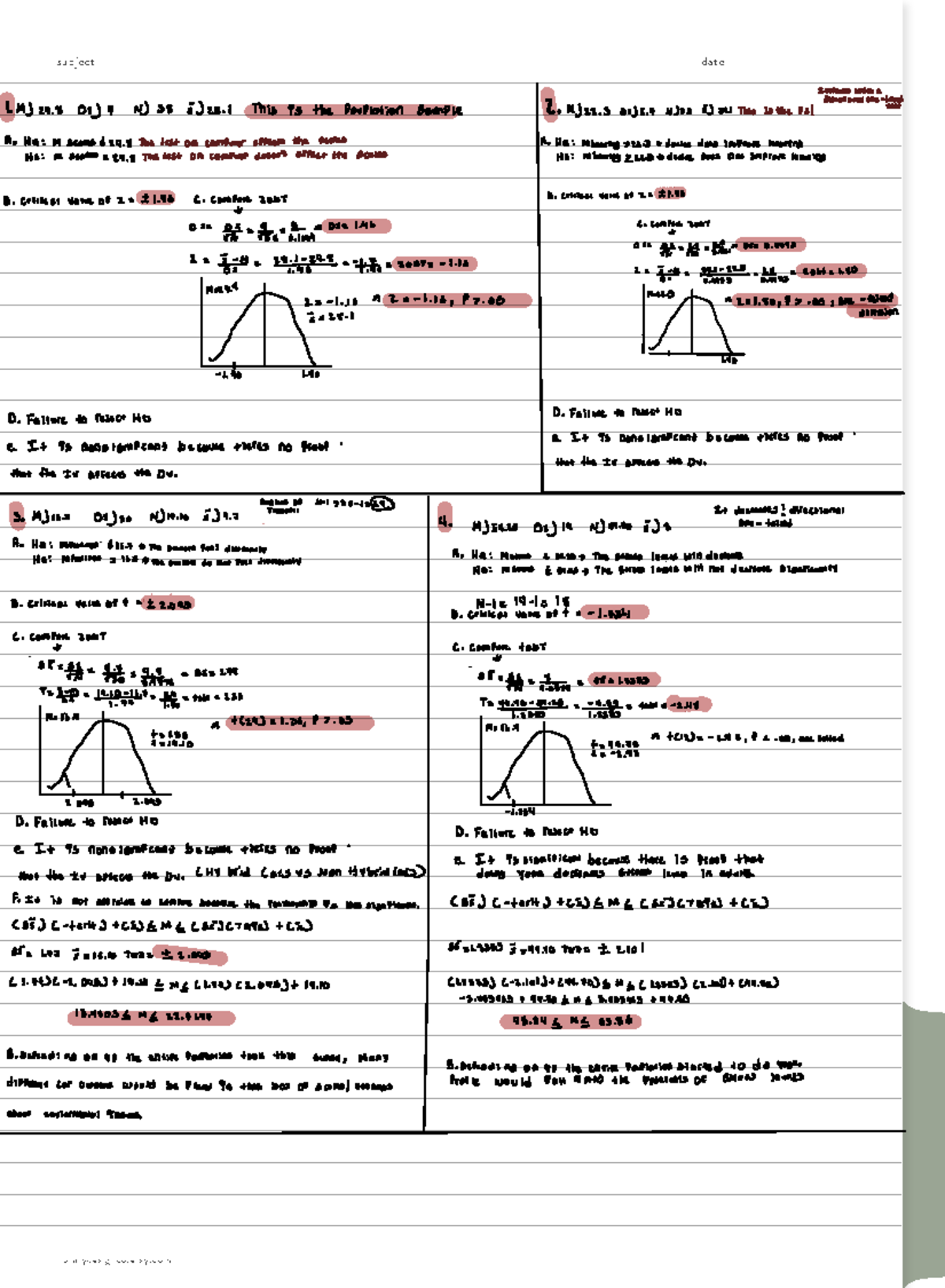 homework four on chapter 6,7,8,9 - s u b j e c t date l i b r a r y d e ...