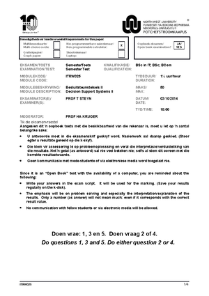 MEMO CT3 - Class Test 3 Memo - MEMO CMPG322 class test 3 15/09/ 1) b) c ...