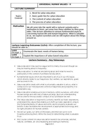 UHV6 - Method to fulfill the above human aspirations - understanding ...