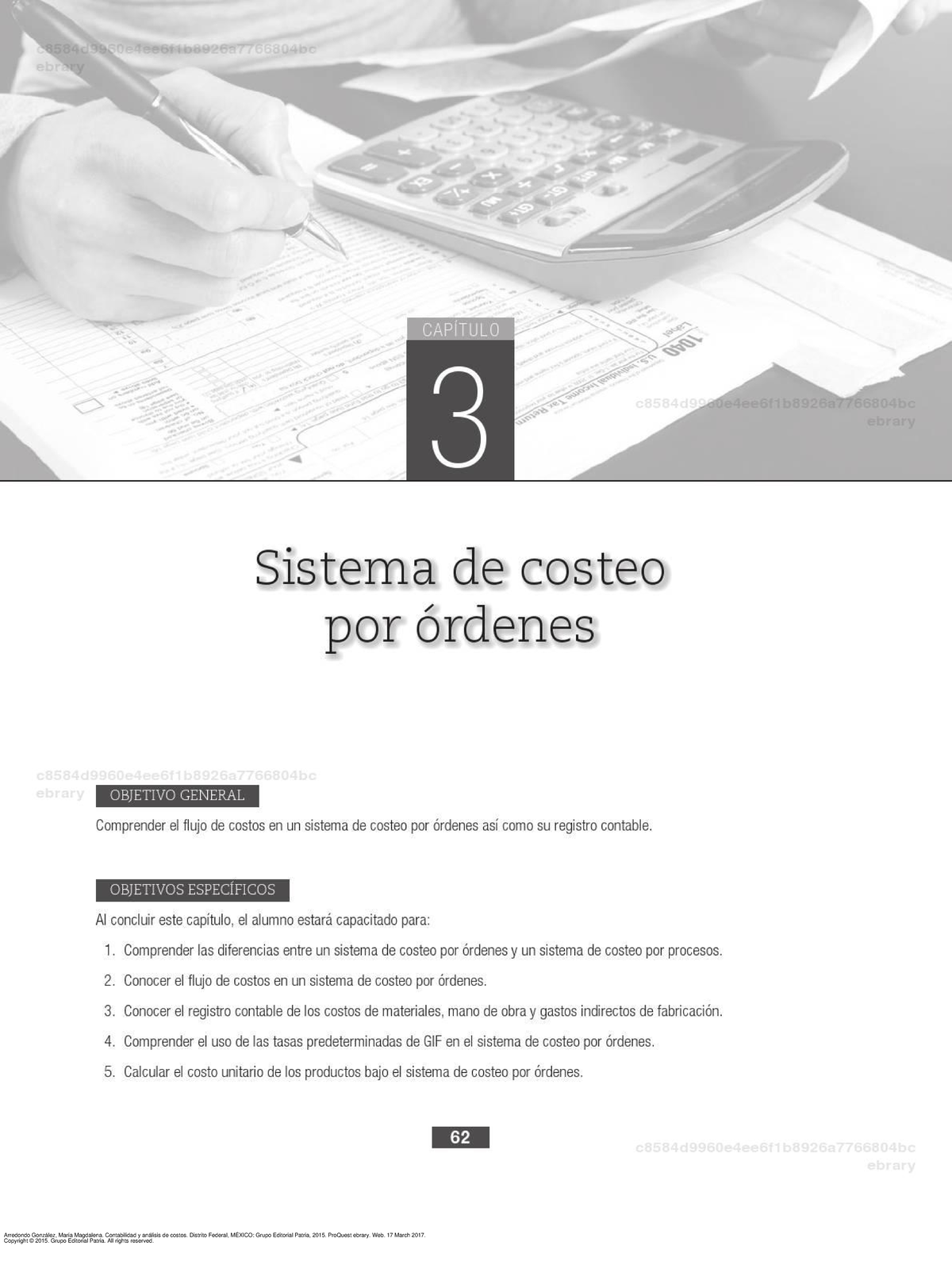 Contabilidad y an lisis de costos cap 3 - Contabilidad de costos - Studocu