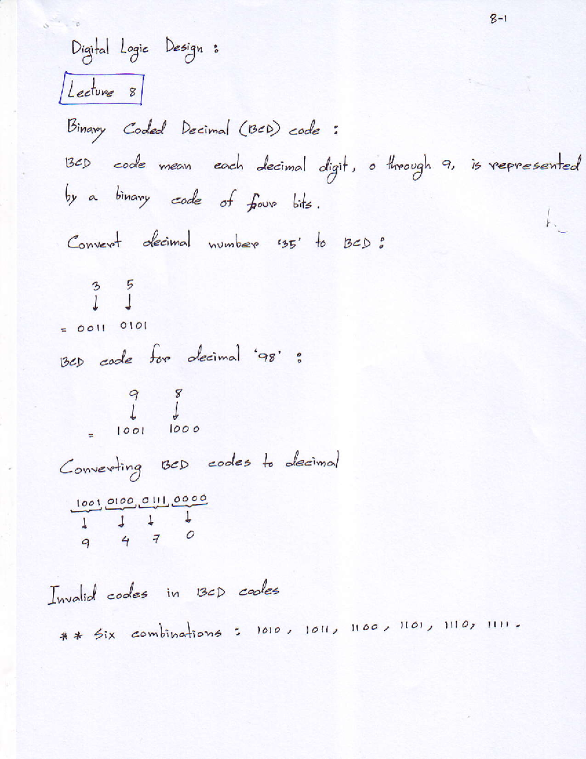 DLD L8 - Digital Electonics - 8 - l Cor'"nl,y 64D 'oJ"c lo -!t-o'l +YYY q Lu^lrJ .'J" - Studocu