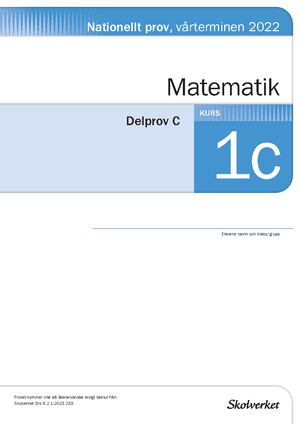 Formelblad ma åk 9 - Formelblad till nationellt prov i matematik, årskurs 9 PREFIX T G M k h da ...