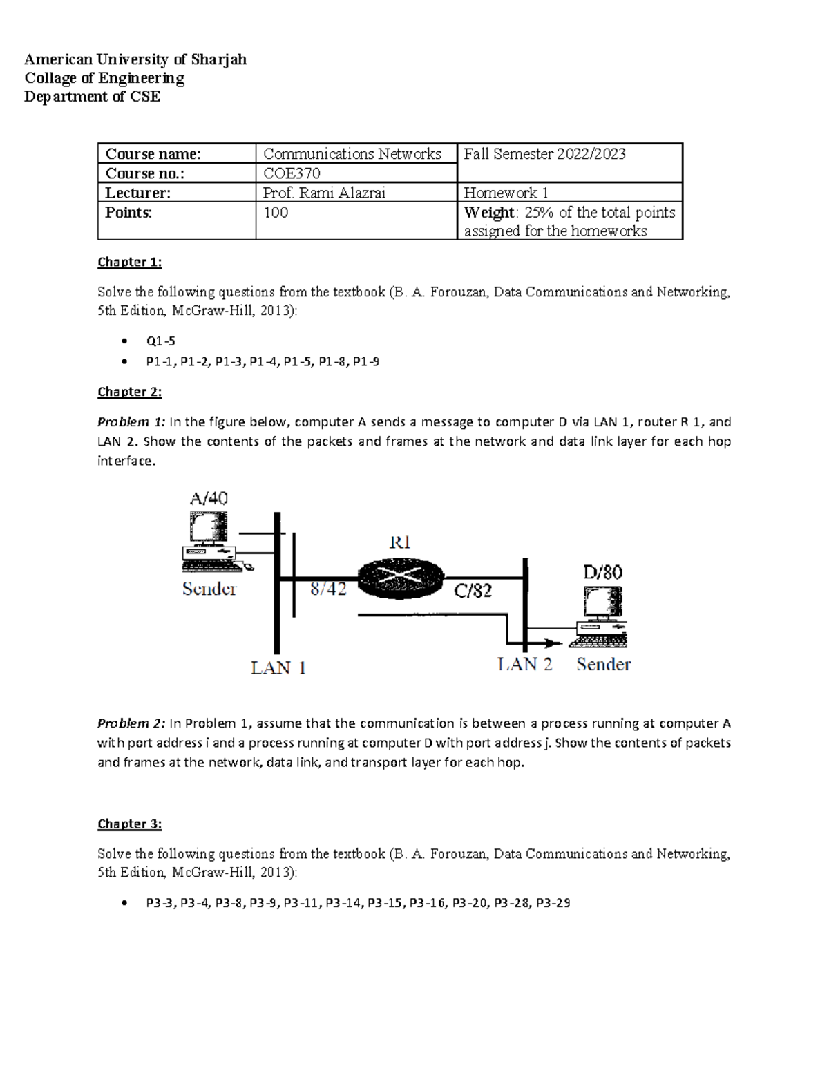 Homework 1 - eeedkwj kdw ej dkjwe jk wejk dek nda - American University ...