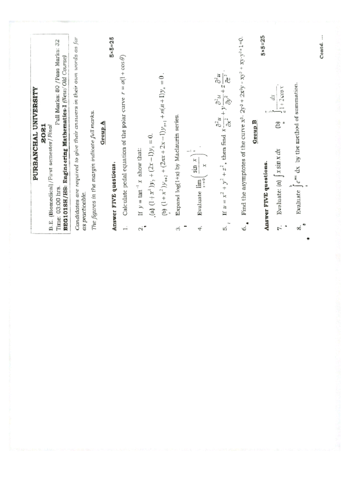 Engineering Mathematics I Computer Engineering Studocu