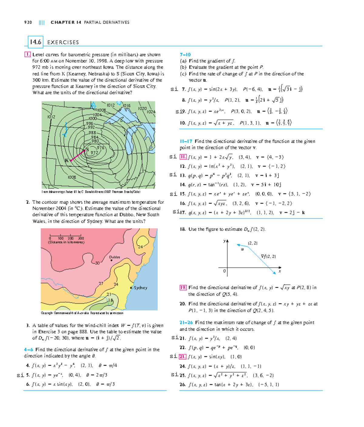 Ej. 14.6 de matematicas - 920 |||| CHAPTER 14 PARTIAL DERIVATIVES 7– (a ...