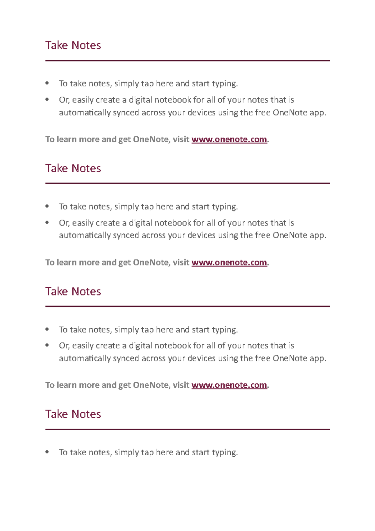 Yes - yes yes yes - Take Notes To take notes, simply tap here and start ...