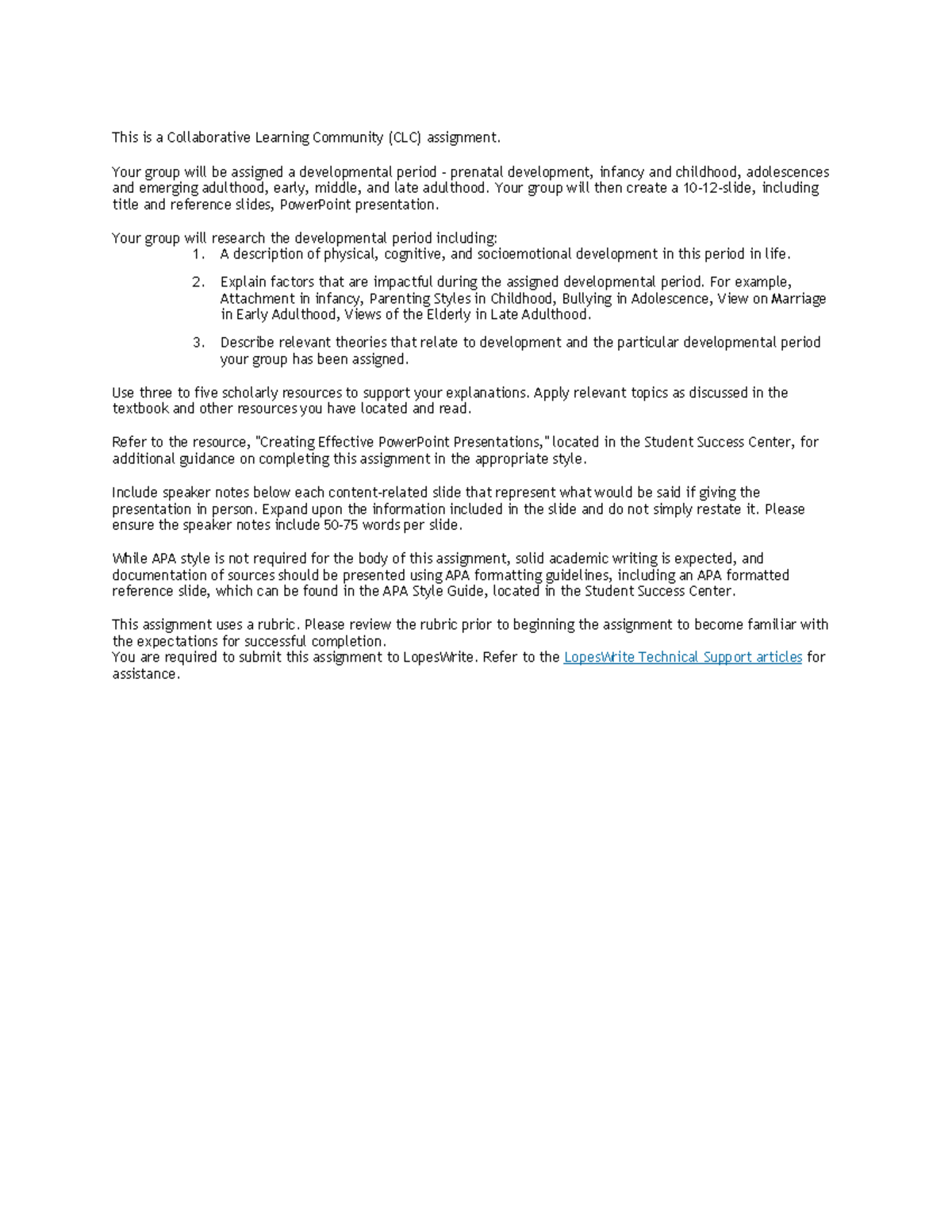 This is a Collaborative Learning Community - Your group will be ...