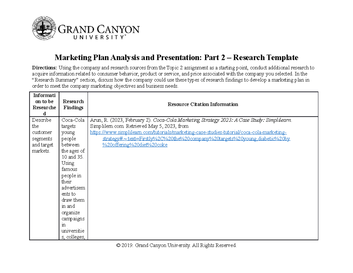 M Johnson MKT-315-RS-Marketing-Plan-Analysis-and-Presentation-Part-2 ...