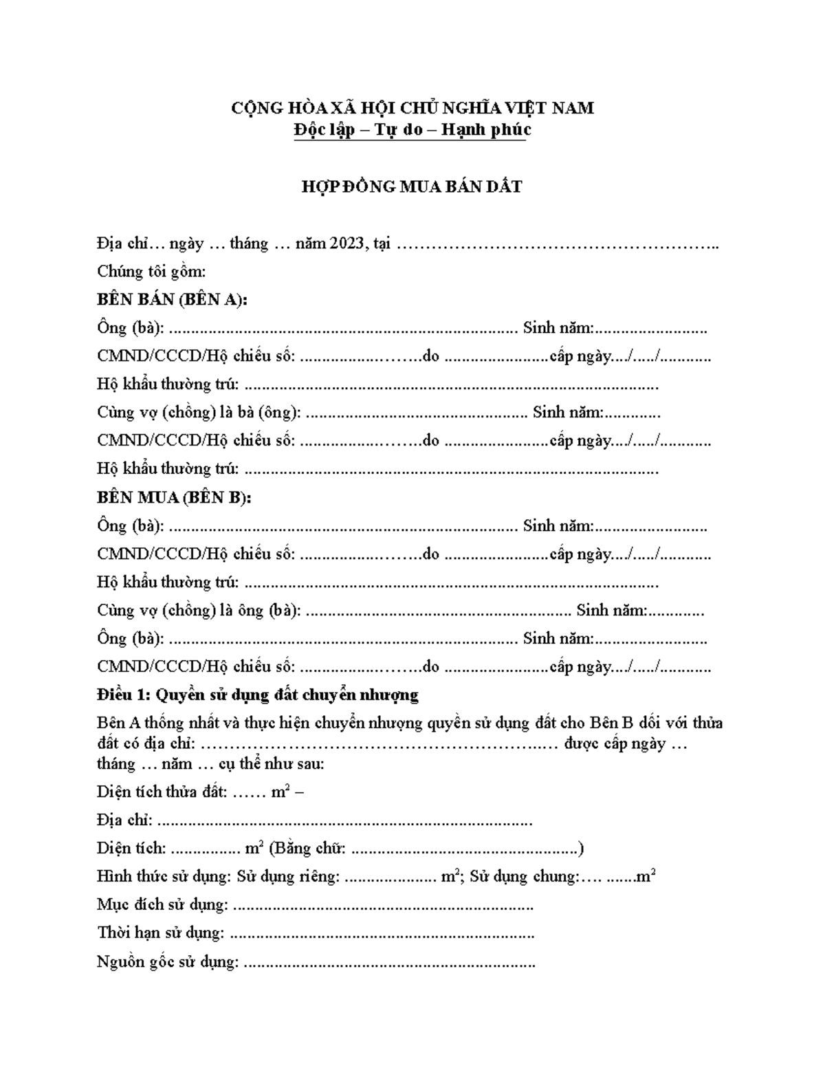 Giay-mua-ban-dat-viet-tay 0206084025 - CỘNG HÒA XÃ HỘI CHỦ NGHĨA VIỆT ...